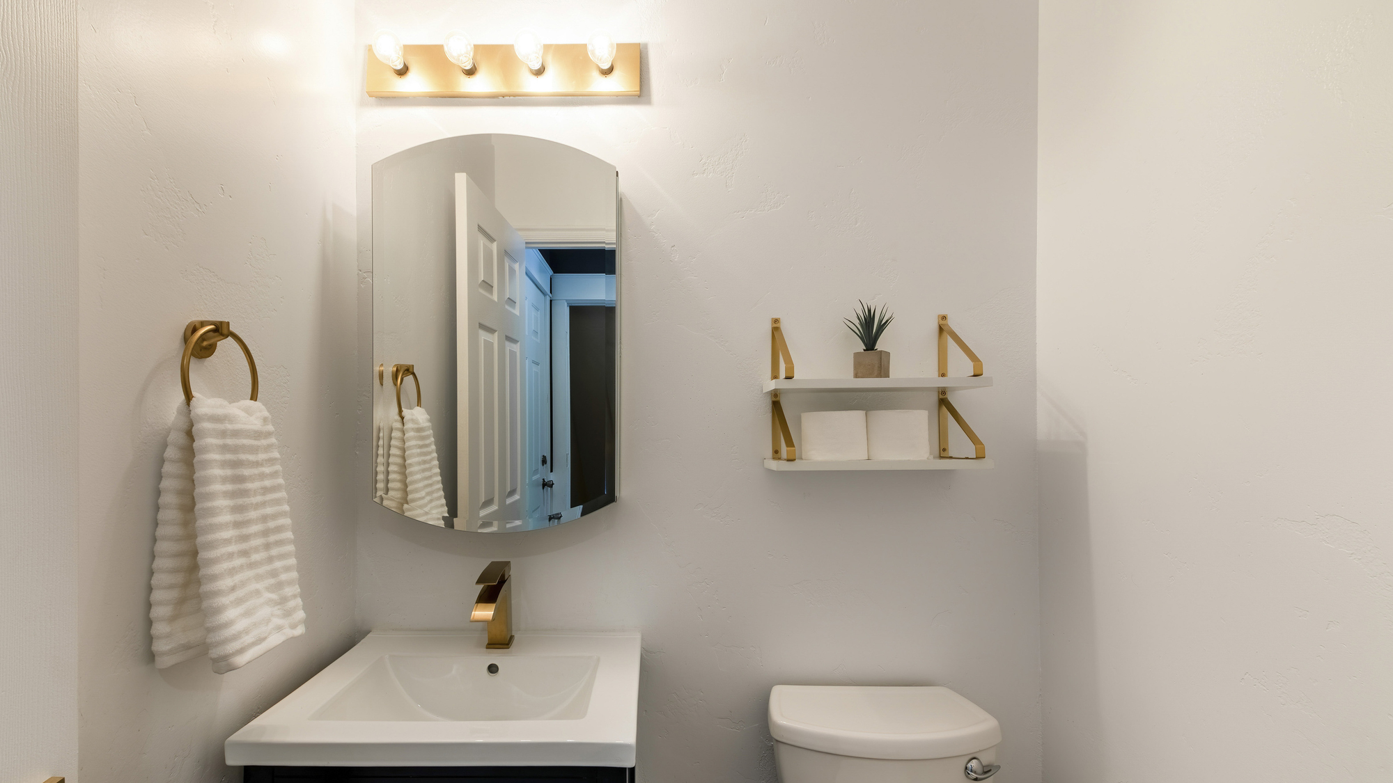 12 Storage Hacks for Tiny Powder Rooms